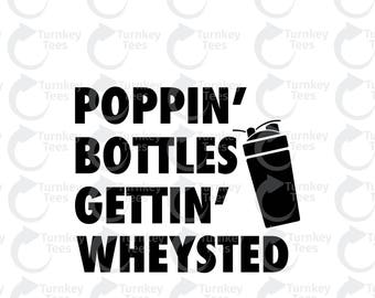 Bottle poppin svg | Etsy