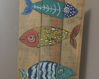Pallet fish | Etsy