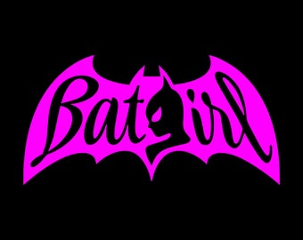 Batgirl decal | Etsy