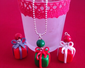 Merida polymer clay necklace fimo