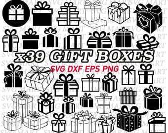 Box svg | Etsy