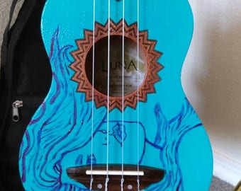 Painted ukulele | Etsy