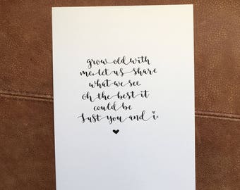 Custom calligraphy | Etsy