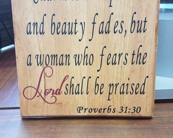 Scripture plaque | Etsy