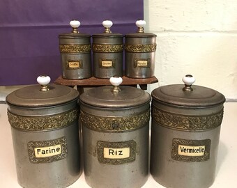 French canisters | Etsy