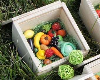 Polymer clay fruit | Etsy