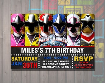 Power rangers | Etsy