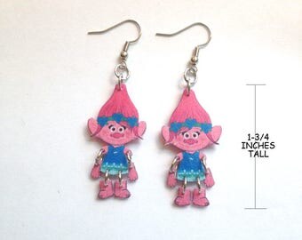Troll earrings | Etsy