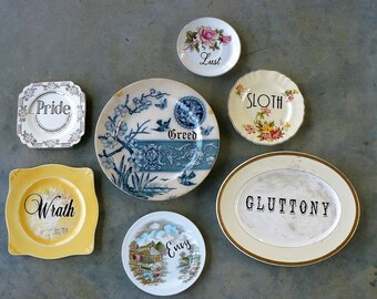 Seven deadly sins | Etsy