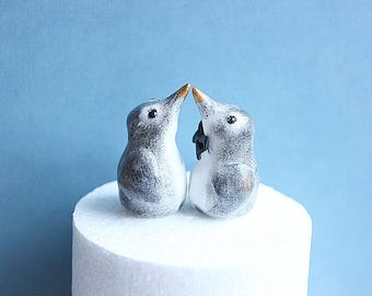 Penguin cake topper | Etsy