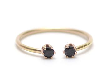 Two stone ring | Etsy