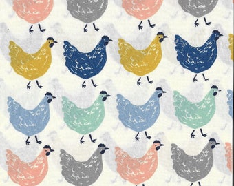 Chicken fabric | Etsy