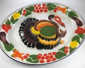 Turkey platter | Etsy