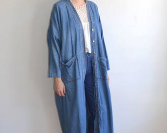 Denim duster | Etsy