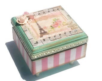 Paris jewelry box | Etsy