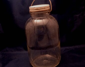 Antique pickle jar | Etsy