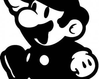 Super mario decal | Etsy