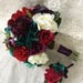 Wedding bouquetPlum Purple Bridal bouquet Burgundy Wedding