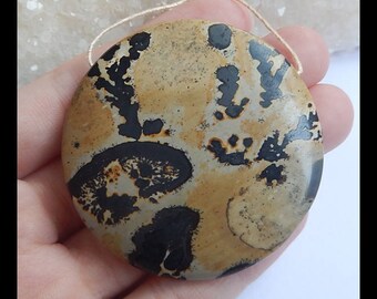 ST158 Chohua JASPER Gemstone Pendant Cabochon Handcrafted