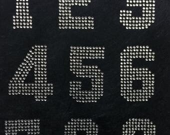 Rhinestone numbers | Etsy
