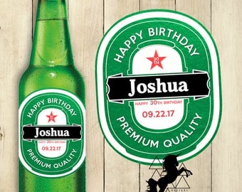 Custom beer label | Etsy