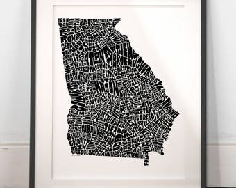Georgia art | Etsy
