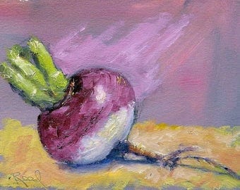 Turnip painting | Etsy