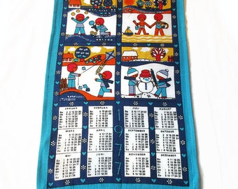 Retro calendar | Etsy