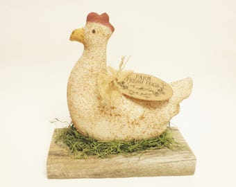 Primitive chickens | Etsy