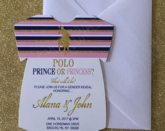 Polo invitation | Etsy