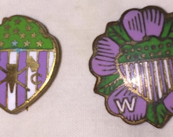 Suffragette pin | Etsy