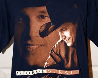 George strait t shirts | Etsy
