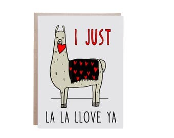 Llama love | Etsy
