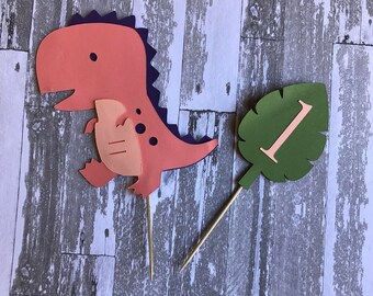 Dino cake topper | Etsy