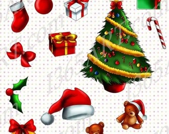 Holiday clipart | Etsy