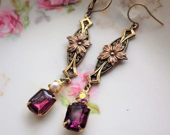 Flapper earrings | Etsy