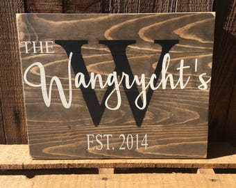 Last name initial | Etsy