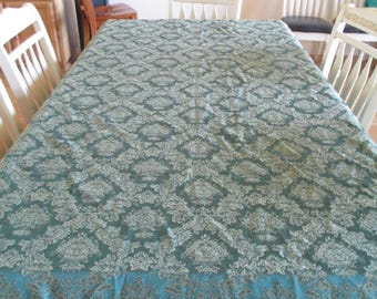 Brocade tablecloth | Etsy
