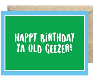 Hbd card | Etsy