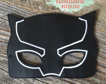 Black panther mask | Etsy