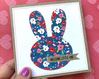 Bunny card | Etsy