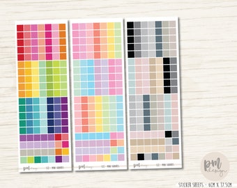 Square stickers | Etsy