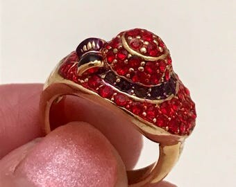 Red hat jewelry | Etsy