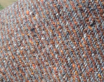 Gray tweed fabric | Etsy