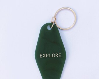 Personalized Vintage Hotel Key ChainGift