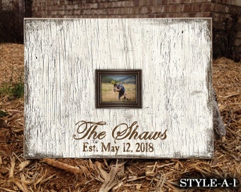 Guest book frame | Etsy