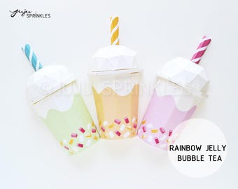 Boba milk tea | Etsy