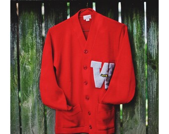Letterman sweater | Etsy