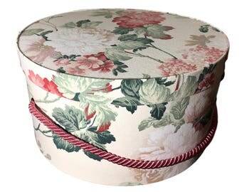 Decorative hat box | Etsy