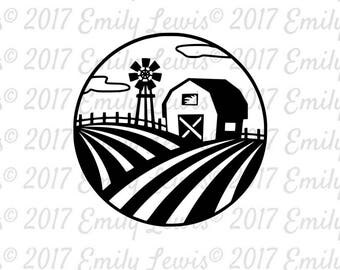 Farm decals | Etsy